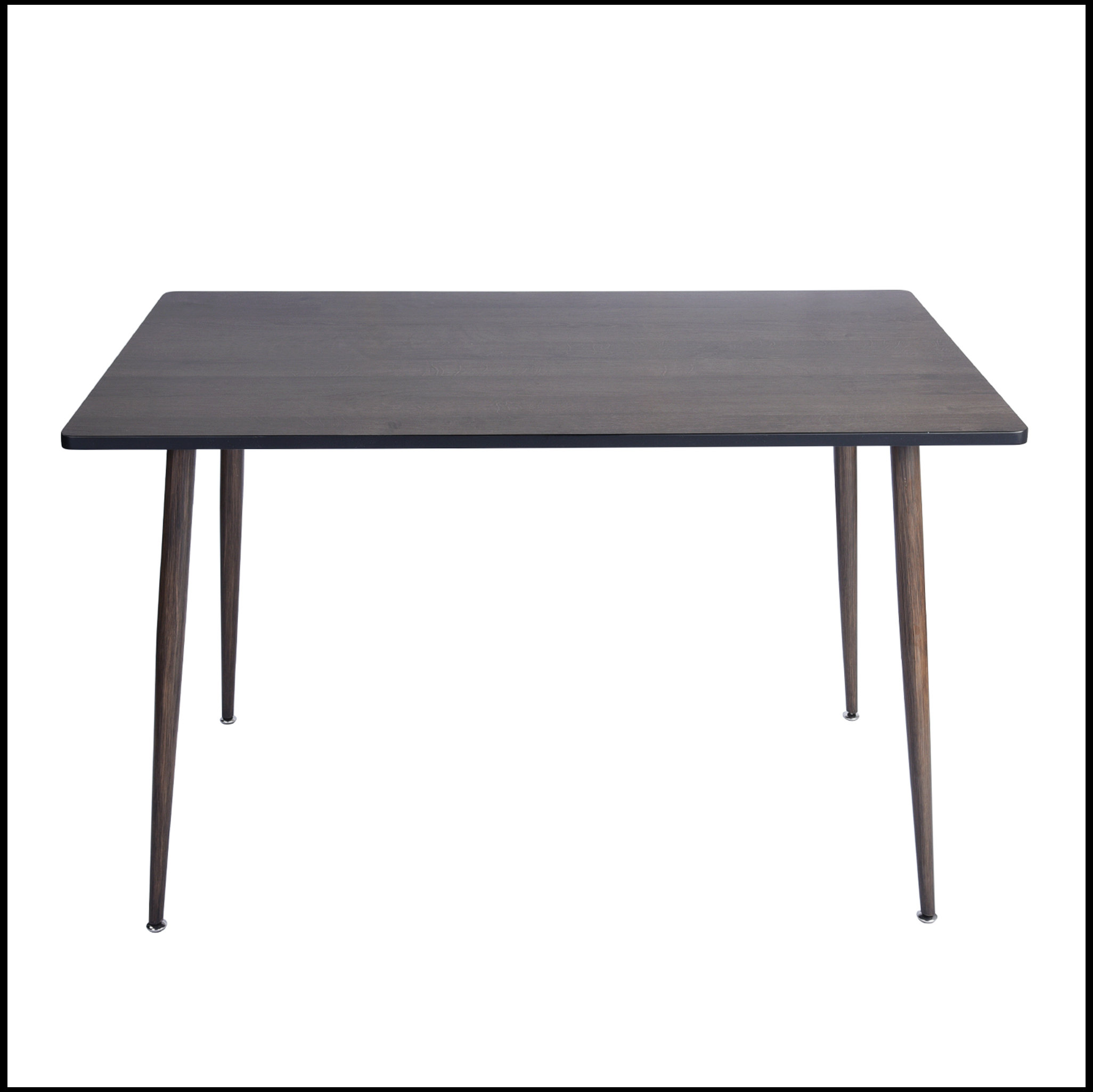 George Oliver 47.2" Dining Table Rectangular Home Office Desk simple four-legged design clean ...